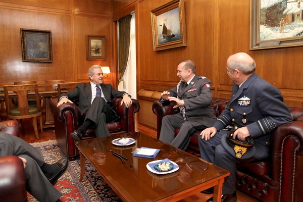 Meeting between the Minister of National Defence Mr. Dimitris ...