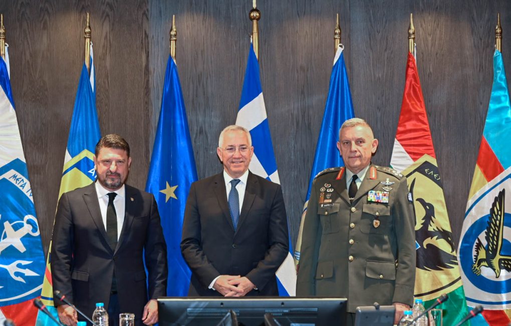 Συνάντηση ΥΦΕΘΑ Νικόλαου Χαρδαλιά και Αρχηγού ΓΕΕΘΑ Στρατηγού ...