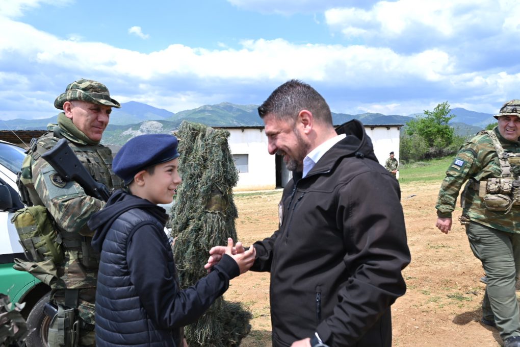 DepMin Nikolaos Hardalias attends Exercise "ERKEIOS ZEUS", performed ...