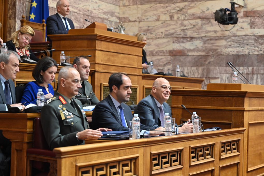 Πρωτολογία Υπουργού Εθνικής Άμυνας Νίκου Δένδια κατά την ενημέρωση της ...