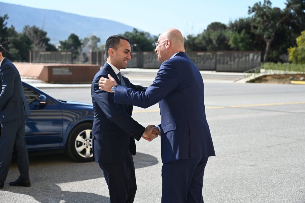 Minister of National Defence Nikos Dendias Meets With EU Special Representative for the Gulf ...