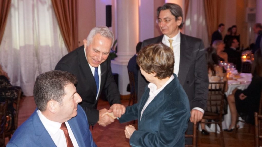 Defence Minister Evangelos Apostolakis attends an event of Axion Hellas - Hellenic Republic ...