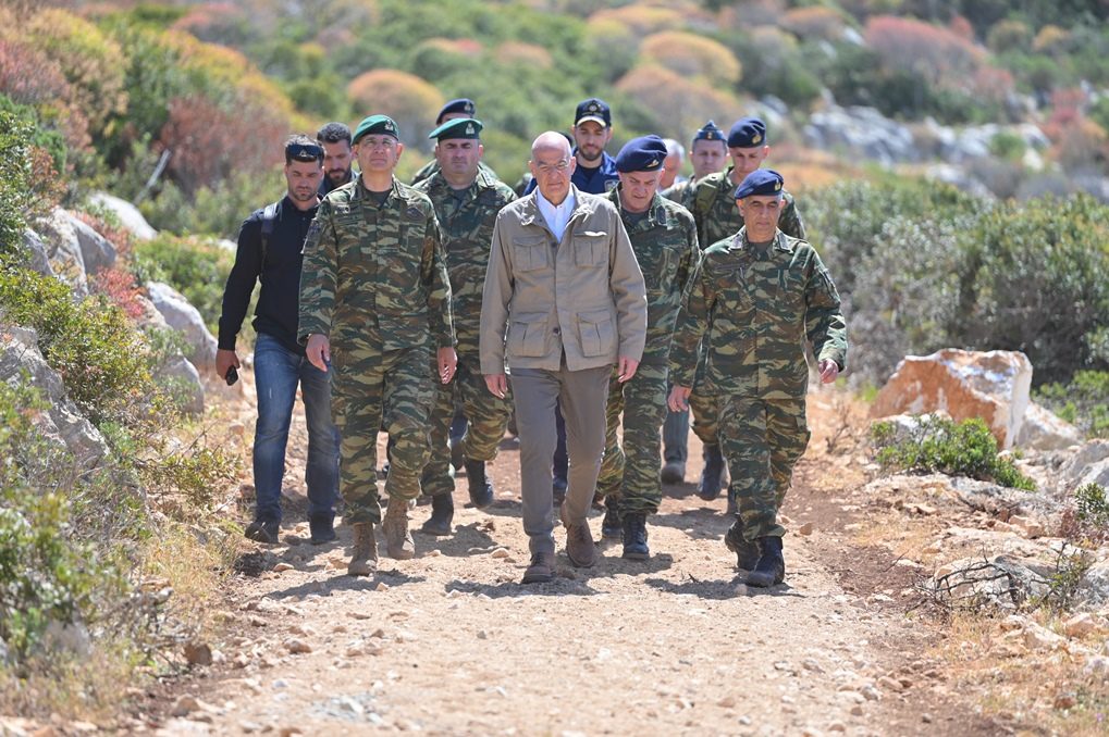 Visit of the Minister of National Defence Nikos Dendias to the ...