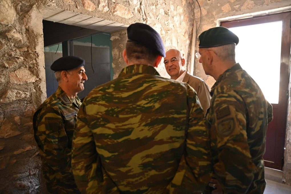 Visit of the Minister of National Defence Nikos Dendias to the ...