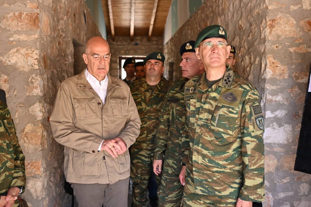 Visit of the Minister of National Defence Nikos Dendias to the ...