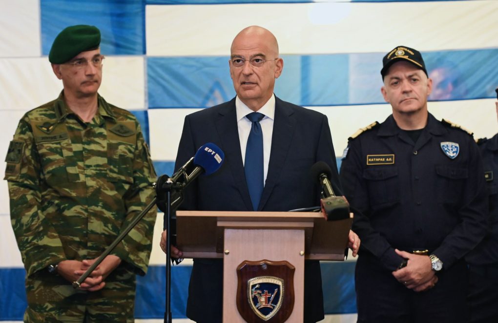 Minister of National Defence Nikos Dendias Visits Frigate "SPETSAI ...