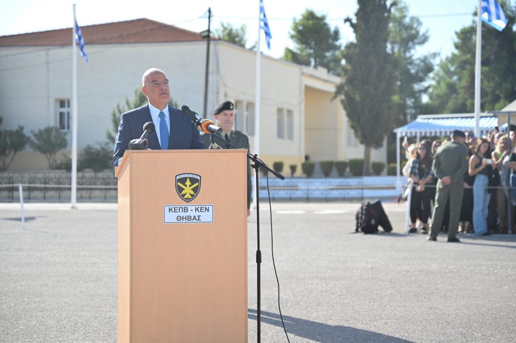 Παρουσία ΥΕΘΑ Νίκου Δένδια στην Ορκωμοσία της 2024 Ε’ ΕΣΣΟ στο ΚΕΠΒ ...