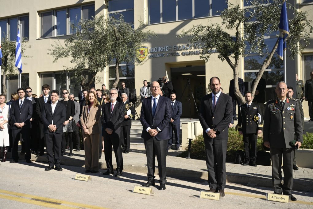 Παρουσία ΥΕΘΑ Ν. Δένδια στην τελετή θεμελίωσης του υπό ανέγερση κτιρίου ...