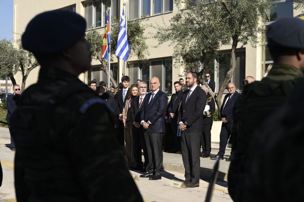 Παρουσία ΥΕΘΑ Ν. Δένδια στην τελετή θεμελίωσης του υπό ανέγερση κτιρίου ...