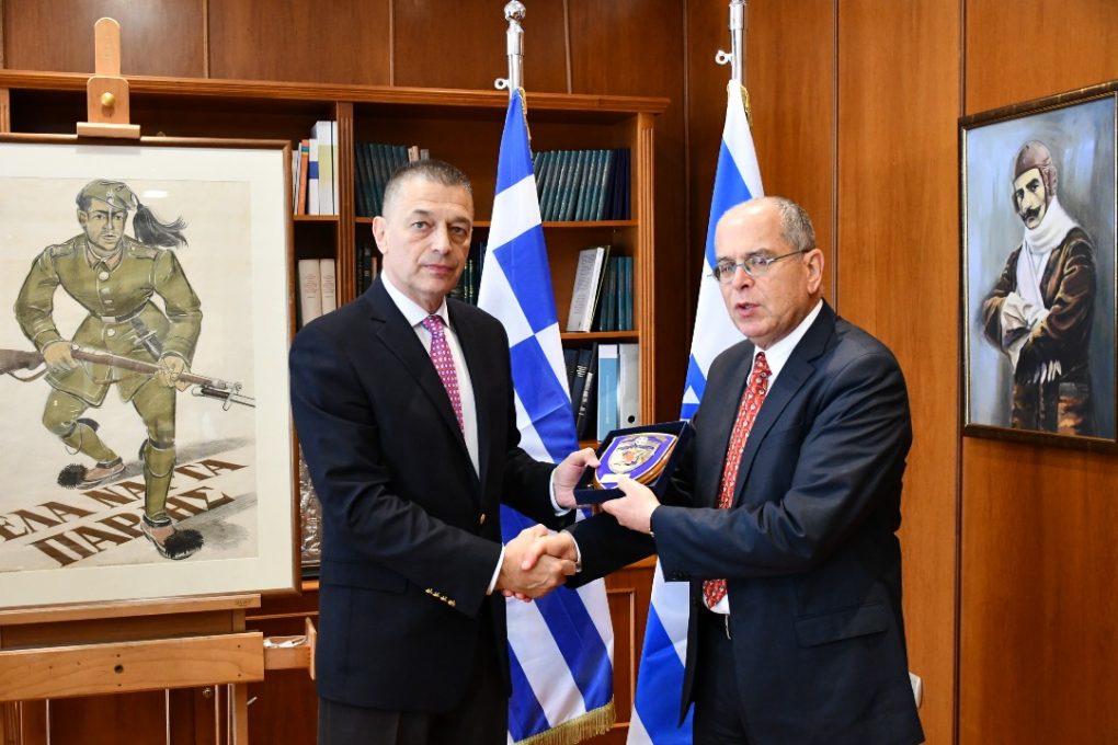 Συνάντηση ΥΦΕΘΑ Αλκιβιάδη Στεφανή με τους Πρέσβεις του Ισραήλ και της ...