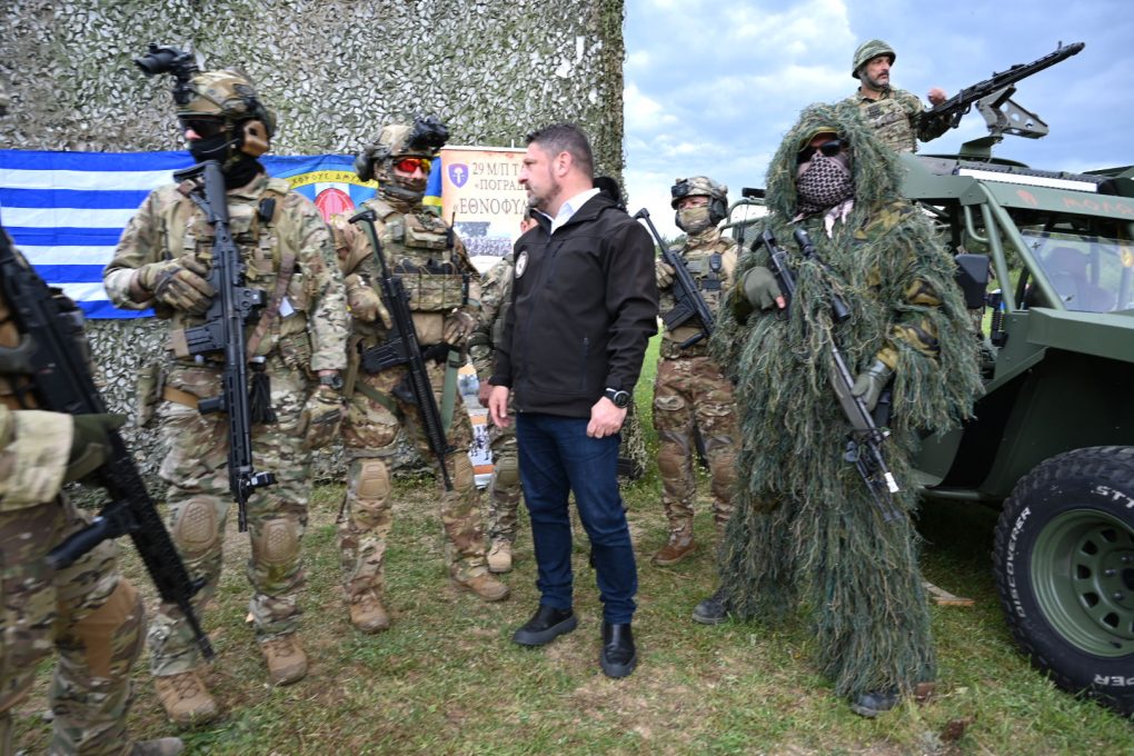 DepMin Nikolaos Hardalias attends Exercise "ERKEIOS ZEUS", performed ...