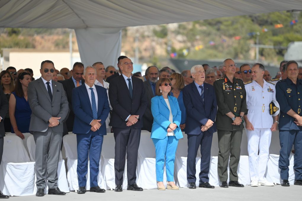 Παρουσία ΥΕΘΑ Νίκου Δένδια στην Τελετή Ονοματοδοσίας και Ένταξης στο ...
