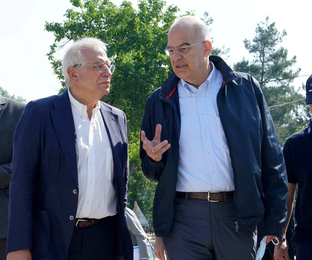 Συνάντηση Υπουργού Εθνικής Άμυνας Ν. Δένδια με τον Ύπατο Εκπρόσωπο της ...