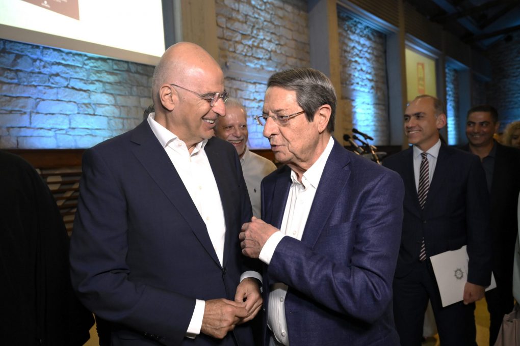 Συνάντηση ΥΕΘΑ Ν. Δένδια με τον ΥΠΑΜ Κύπρου Β. Πάλμα και ομιλία στην ...