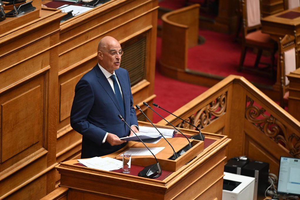 Ομιλία Υπουργού Εθνικής Άμυνας Ν. Δένδια στην Ολομέλεια της Βουλής επί ...