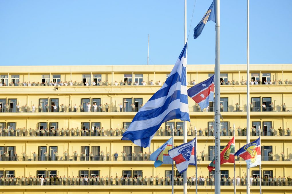 Honouring Ceremony for the fallen in Libya, in the presence of DefMin N ...