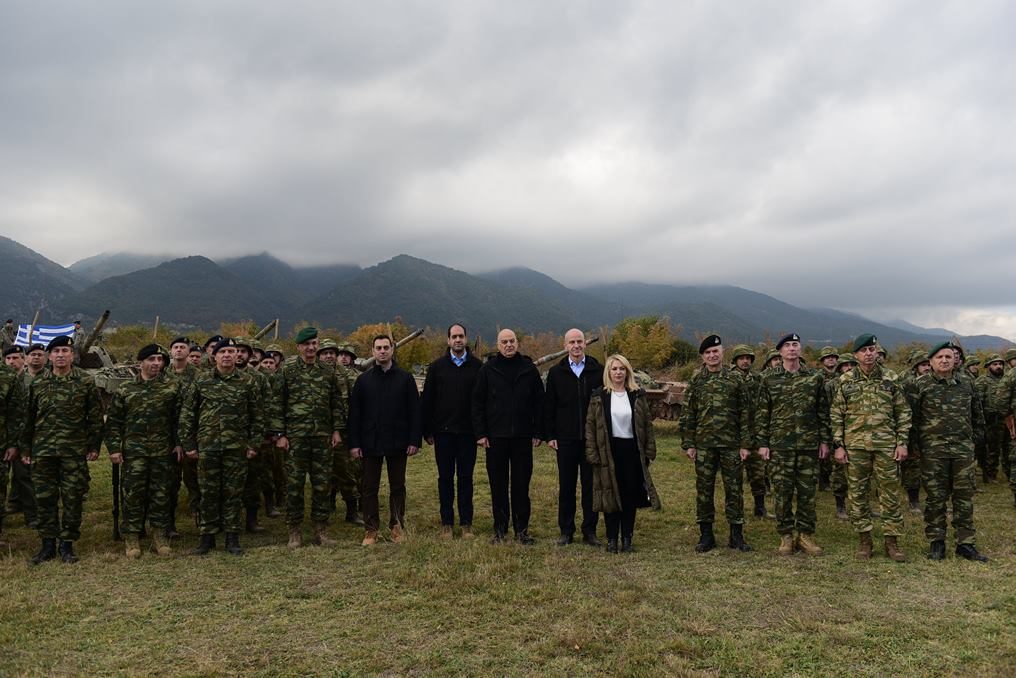 Minister of National Defence Nikos Dendias attends FTX “Eponymous Hero ...