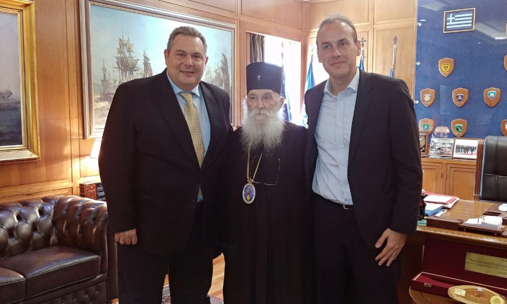 Meeting of the Minister of National Defence Panos Kammenos with the ...