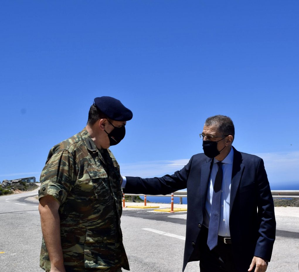 Deputy Minister of National Defence Alkiviadis Stefanis attends Field ...