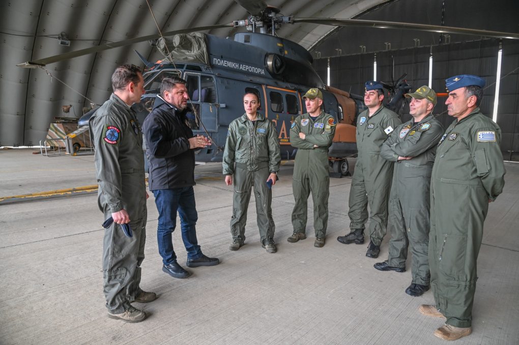 Deputy Defence Minister Nikolaos Hardalias concludes his tour of the Aegean Sea, with visits to ...