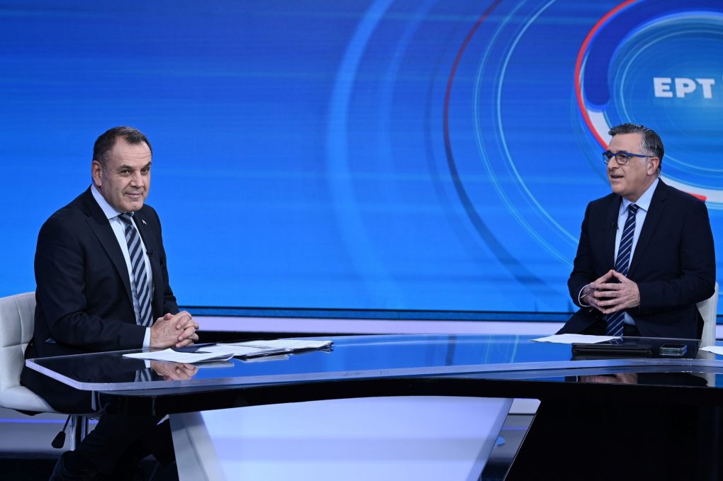 Συνέντευξη ΥΕΘΑ Νικόλαου Παναγιωτόπουλου στο κεντρικό δελτίο ειδήσεων ...
