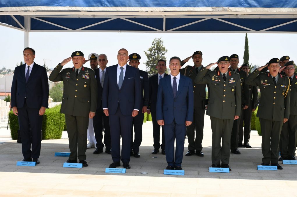 Ομιλία Υπουργού Εθνικής Άμυνας Νίκου Δένδια προς το προσωπικό της ...