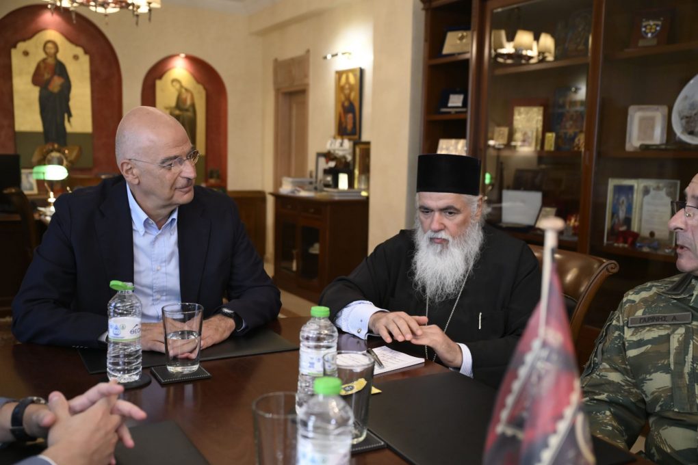 Επίσκεψη ΥΕΘΑ Ν. Δένδια στο πρώην Στρατόπεδο «ΟΠΛΑΡΧΗΓΟΥ ΘΕΟΔΩΡΟΥ ΖΙΑΚΑ ...