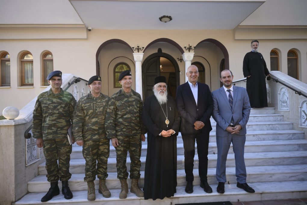 Επίσκεψη ΥΕΘΑ Ν. Δένδια στο πρώην Στρατόπεδο «ΟΠΛΑΡΧΗΓΟΥ ΘΕΟΔΩΡΟΥ ΖΙΑΚΑ ...