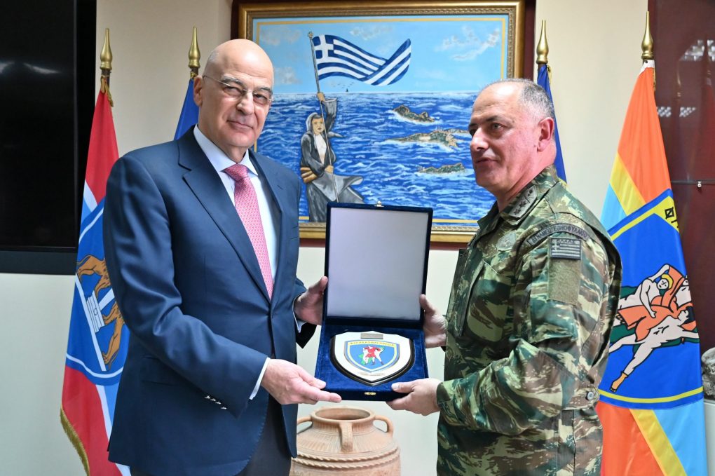 Επίσκεψη ΥΕΘΑ Νίκου Δένδια στην 95 ΑΔΤΕ και στην Περιφέρεια Ν. Αιγαίου ...
