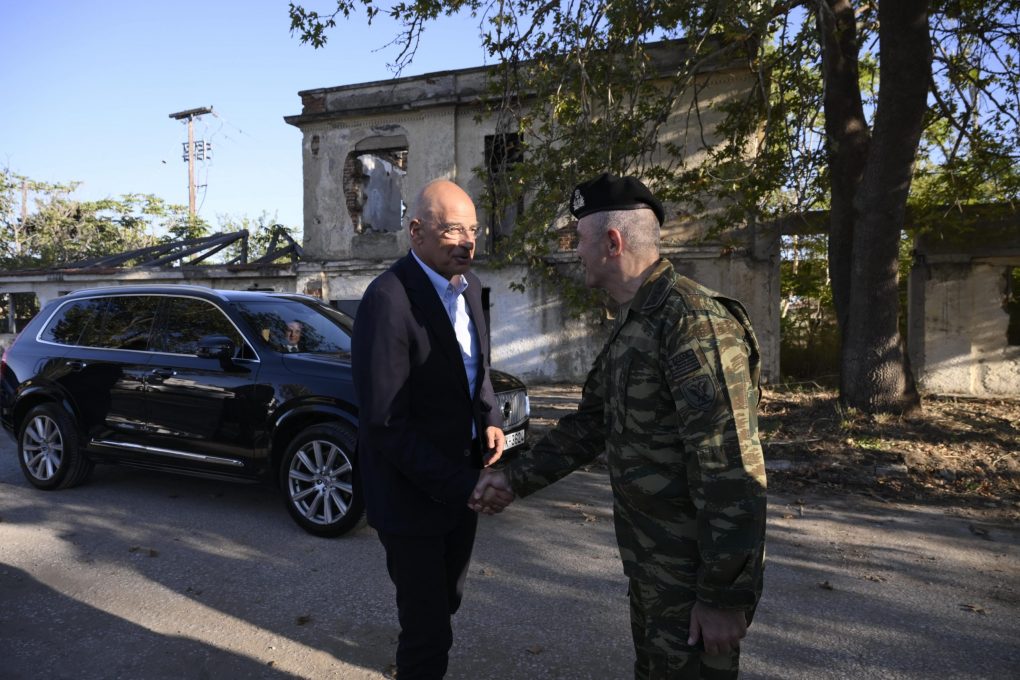 Επίσκεψη ΥΕΘΑ Ν. Δένδια στο πρώην Στρατόπεδο «ΟΠΛΑΡΧΗΓΟΥ ΘΕΟΔΩΡΟΥ ΖΙΑΚΑ ...