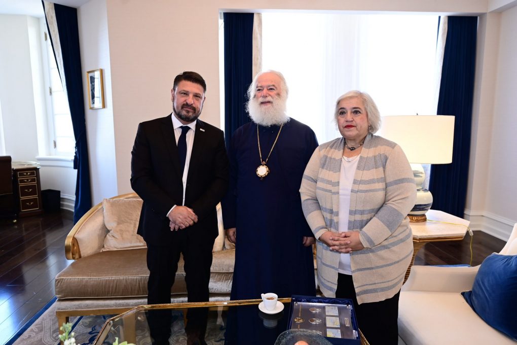 Συνάντηση ΥΦΕΘΑ Νικόλαου Χαρδαλιά με τον Πατριάρχη Αλεξάνδρειας και ...